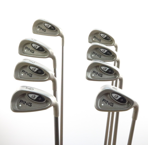 Ping I3 + Iron Set 3-W White Dot Graphite Shaft Stiff Flex Right-Handed ...