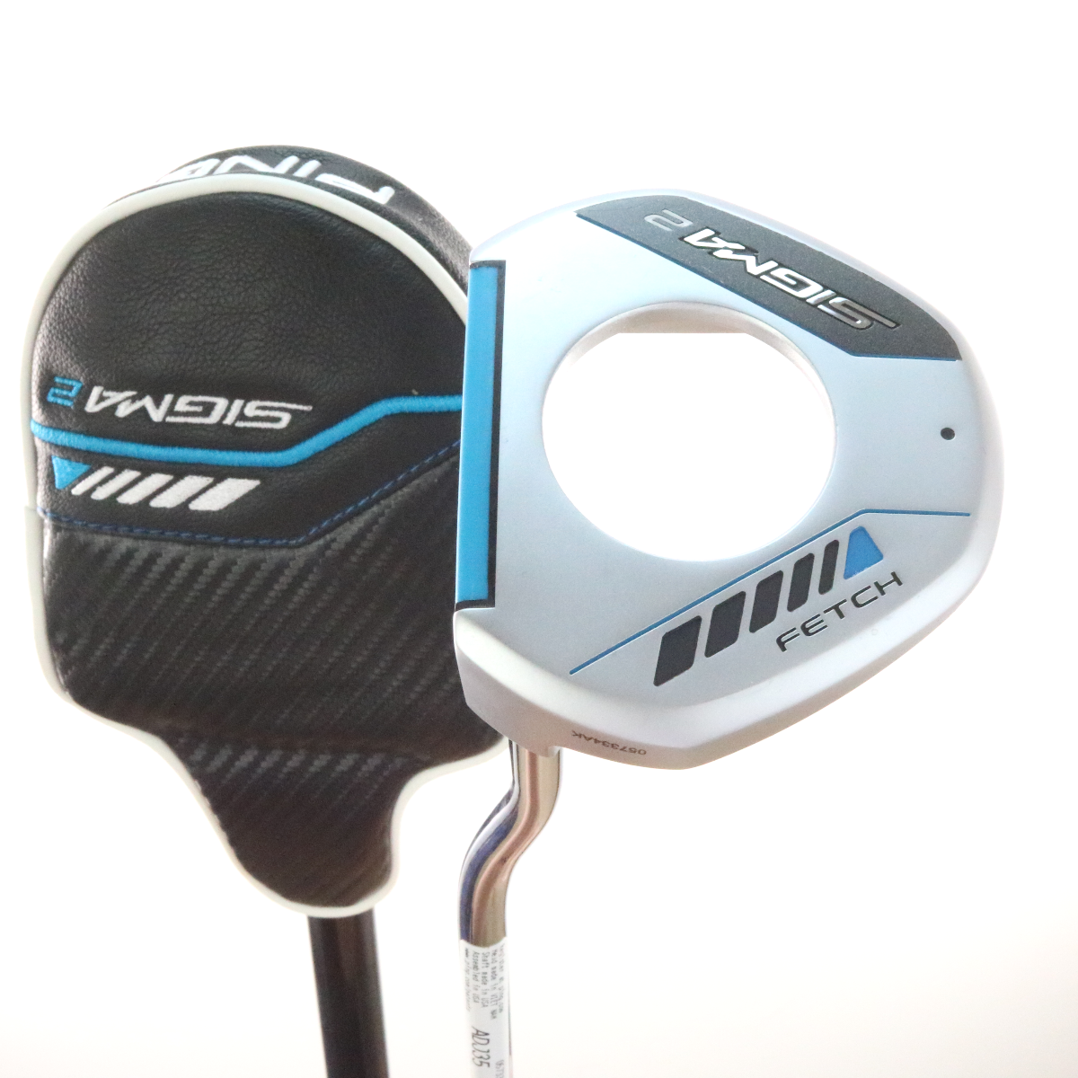 2019 PING Sigma 2 Fetch Platinum Adjustable Putter Black Dot Headcover ...