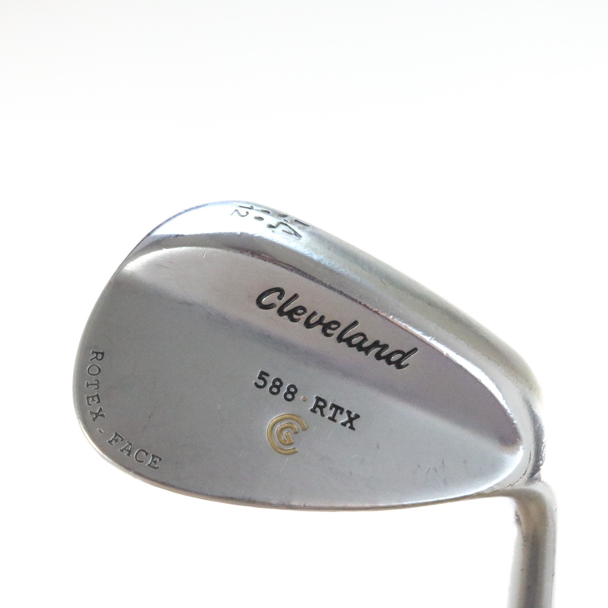 Cleveland 588 RTX Satin Chrome Wedge 54 Degrees 54.12 Dynamic Gold ...