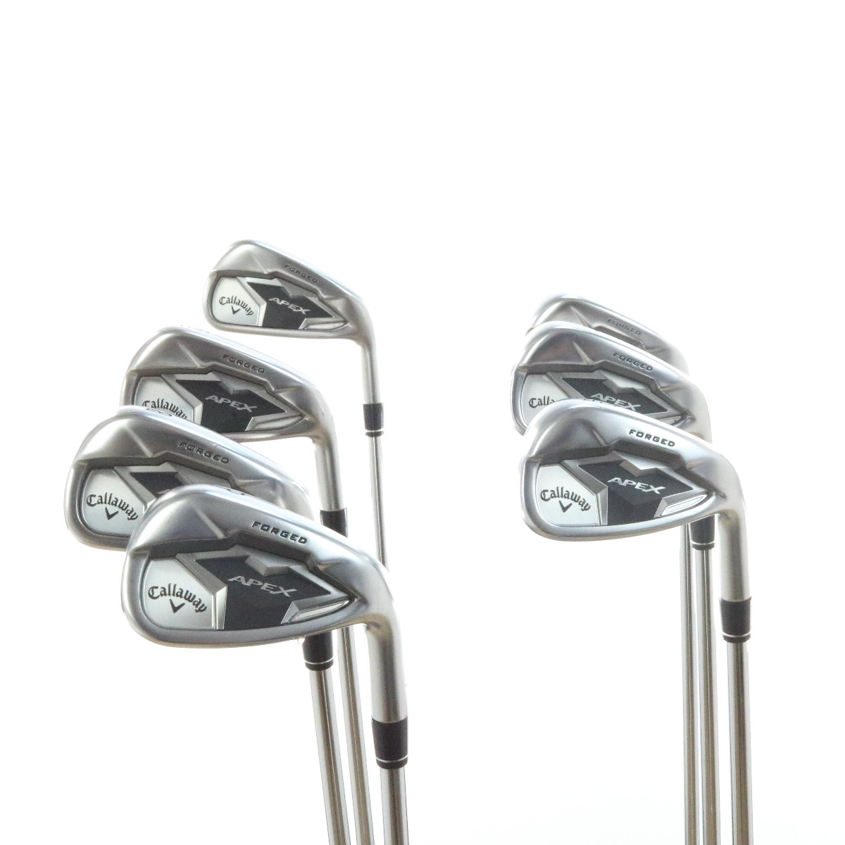 Callaway Apex CF 19 Forged 4-P Iron Set True Temper Elevate Steel Stiff ...
