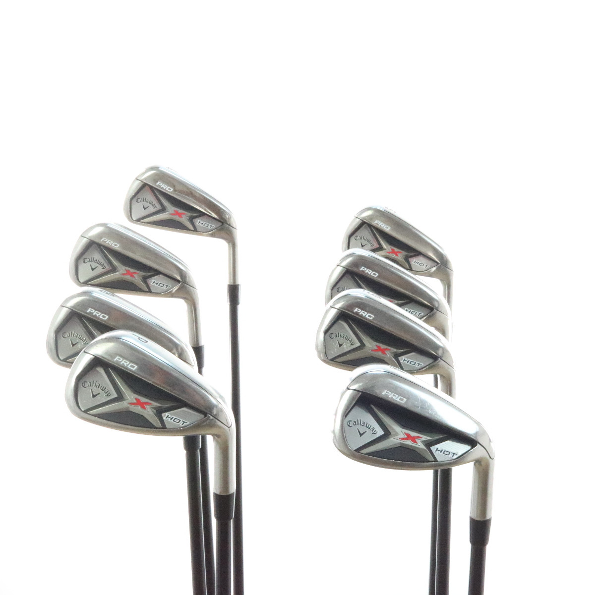 Callaway X Hot Pro 4-P,A Iron Set Graphite M75i Tour Regular Flex ...