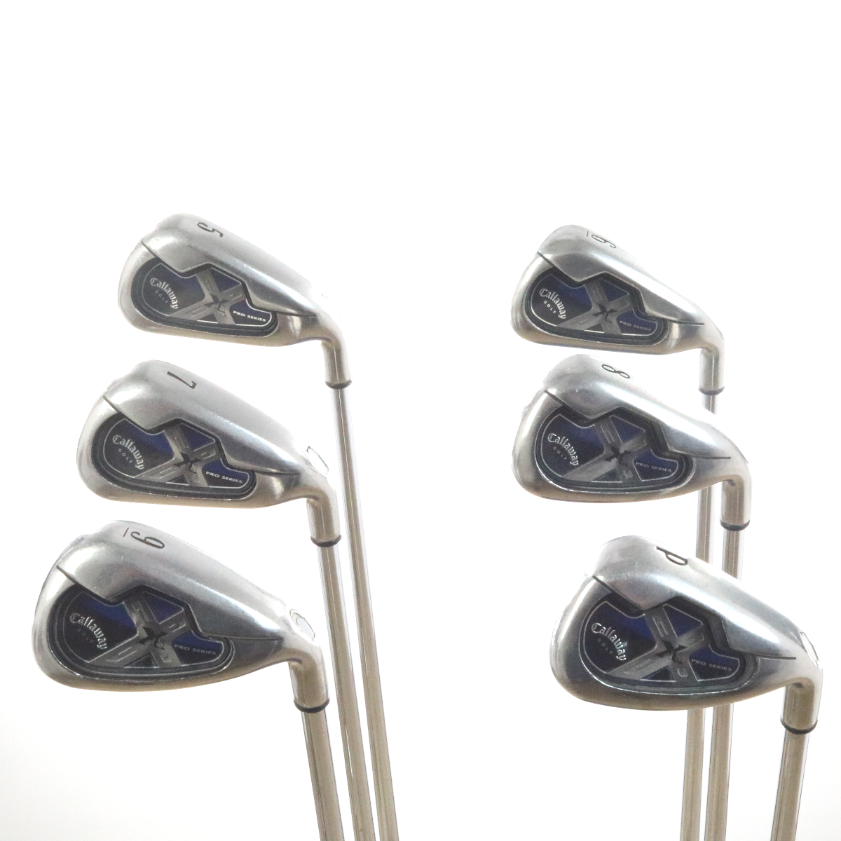 Callaway X-18 Pro Series Iron Set 5-P Rifle Precision 6.0 Stiff Flex ...
