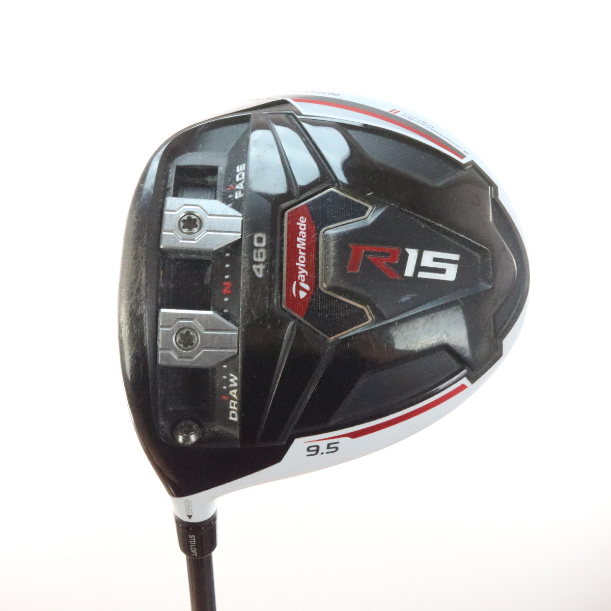 TaylorMade R15 White 460 Driver 9.5 Degrees Speeder 57 Regular Flex LH ...