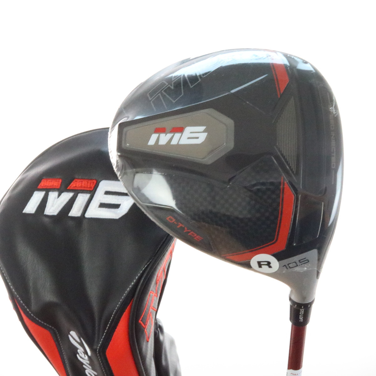 2019 TaylorMade M6 D-Type Driver 10.5 Deg Even Flow Regular Headcover ...