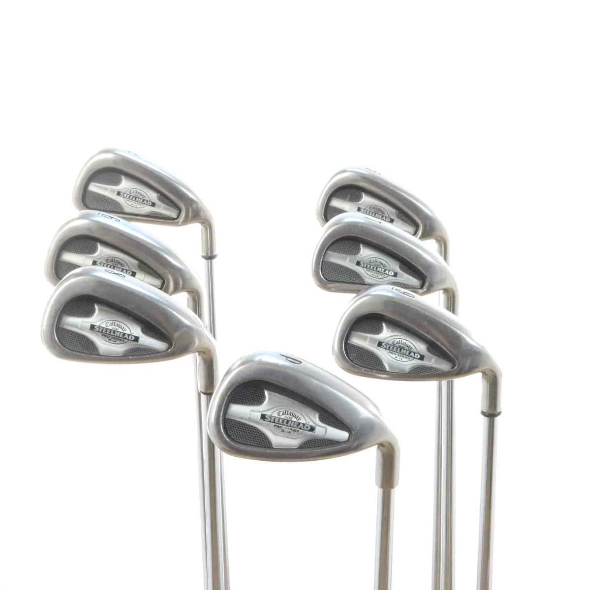 Callaway Steelhead Pro Series X-14 Iron Set 4-P Steel Rifle Stiff Flex ...