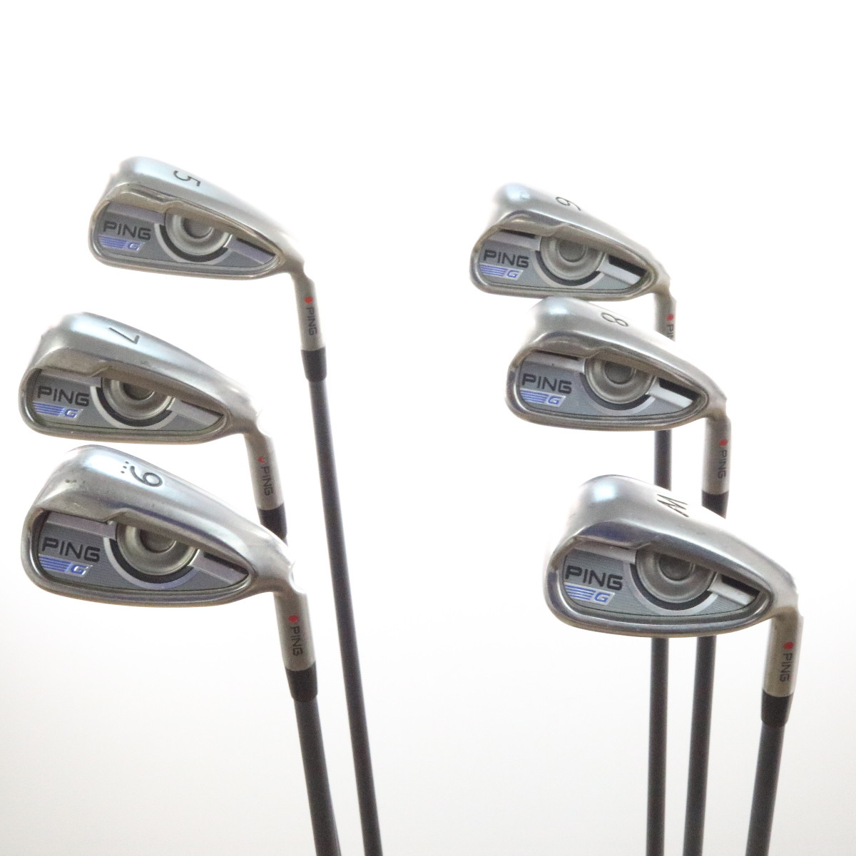Ping G Series Iron Set 5-W Red Dot Graphite CFS 70 Regular Flex 55500A - Mr Topes Golf