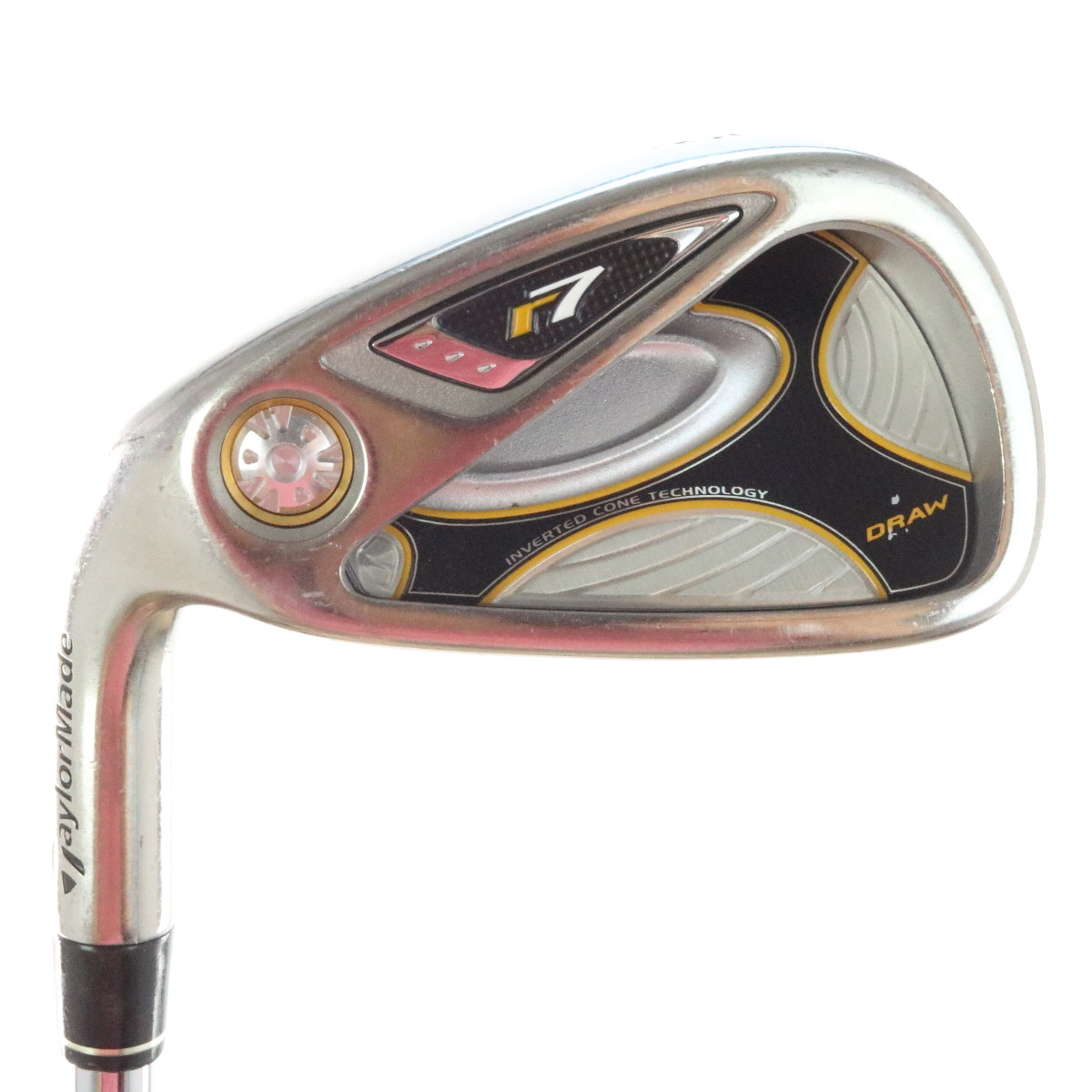 TaylorMade R7 Draw Individual 6 Iron Steel Shaft Regular Flex Left ...