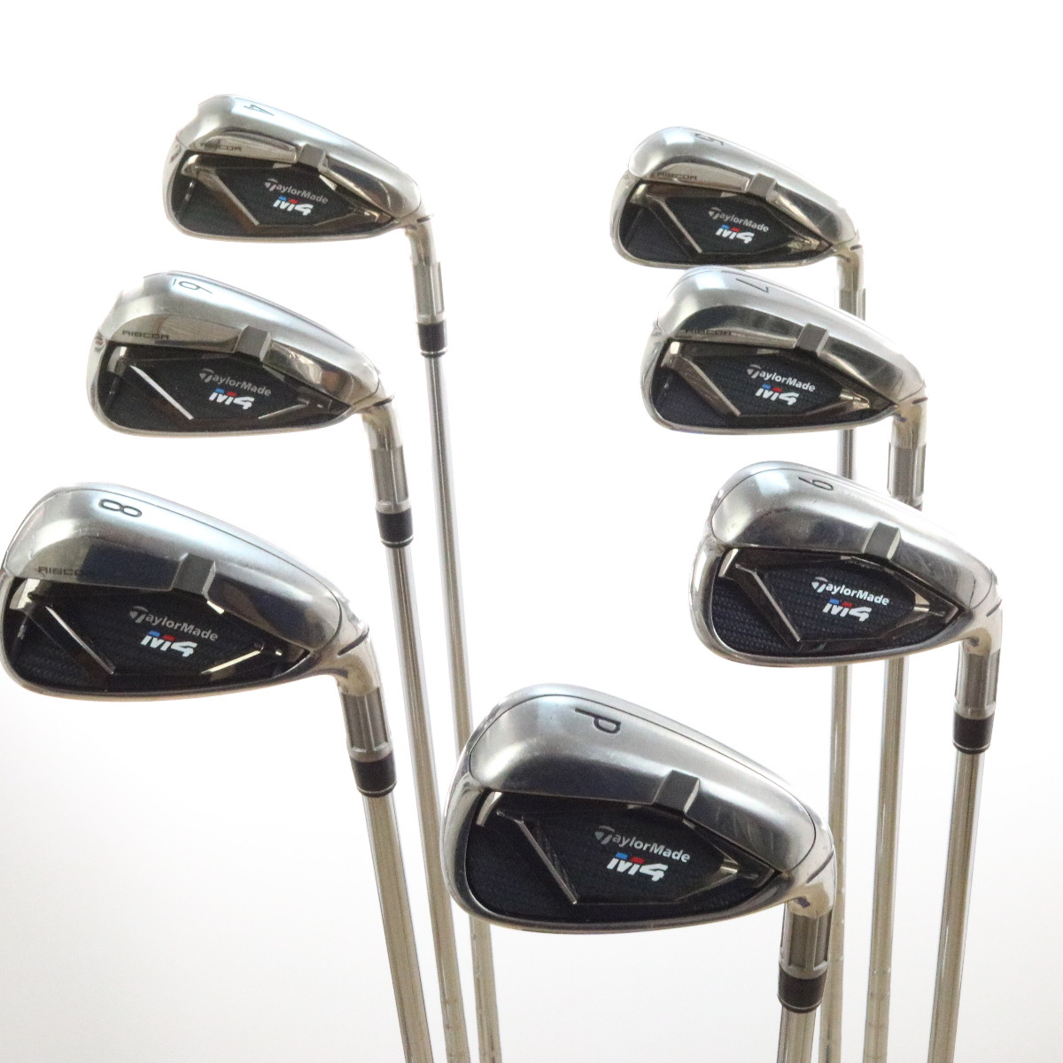 TaylorMade M4 Iron Set 4-P Steel KBS MAX 85 Regular Flex Right-Handed ...