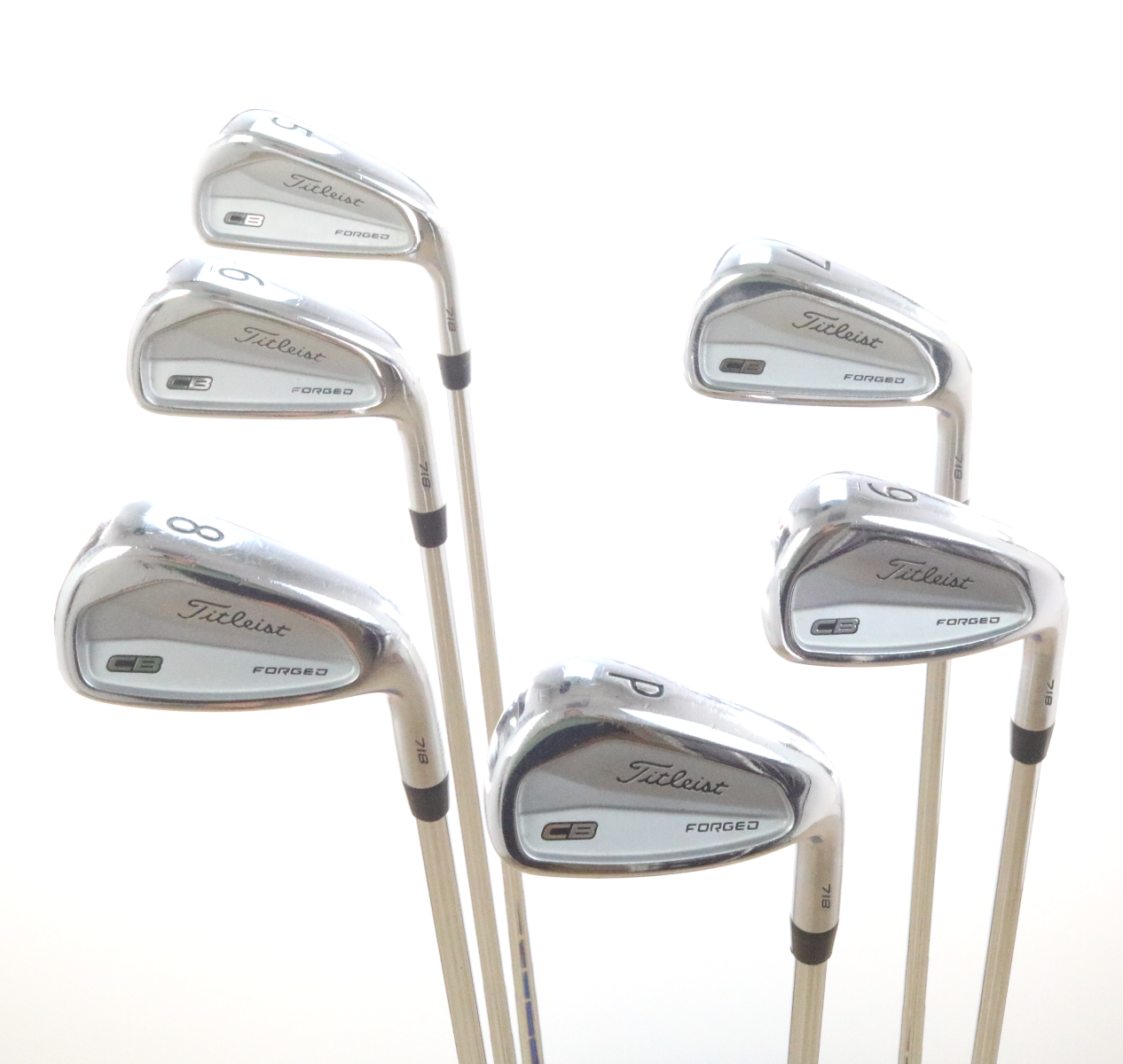 2018 Titleist CB 718 Forged Iron Set 5-P Steel N.S Pro AMC Regular Flex ...