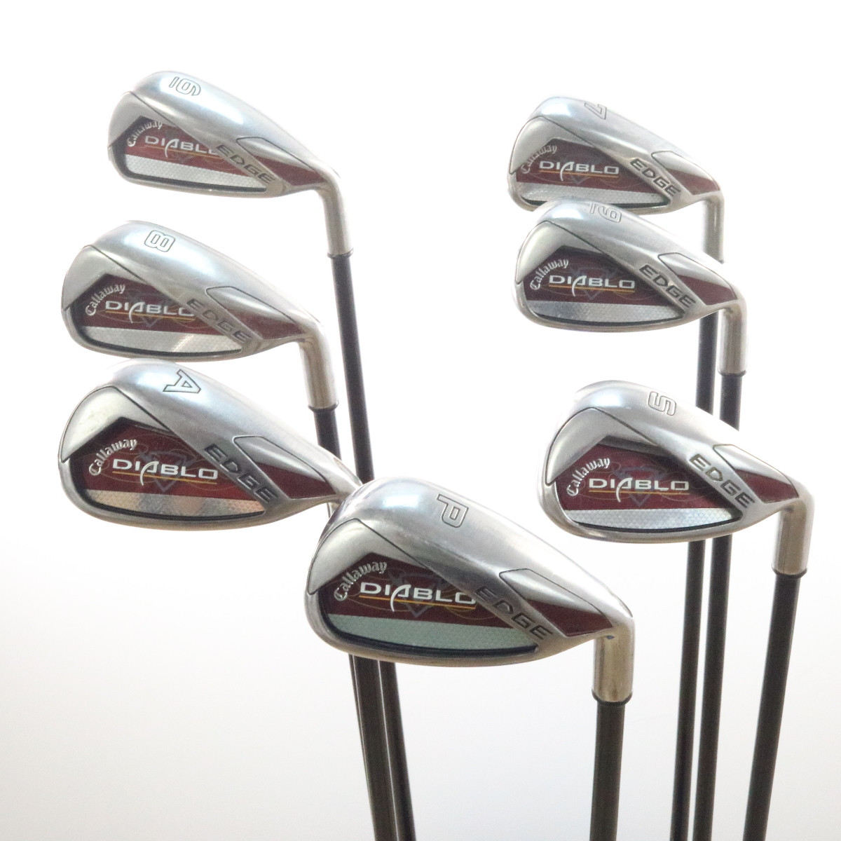 Callaway Diablo Edge Iron Set 6-P,A,S Graphite Shaft Regular Flex ...