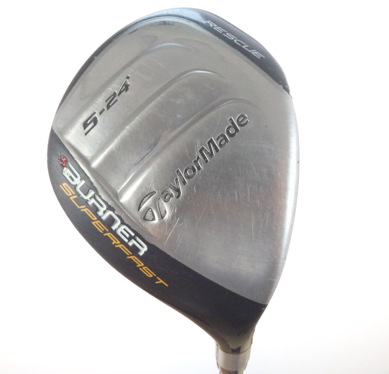 TaylorMade Burner Superfast Rescue 5 Hybrid 24 Deg REAX 60 Regular Flex ...