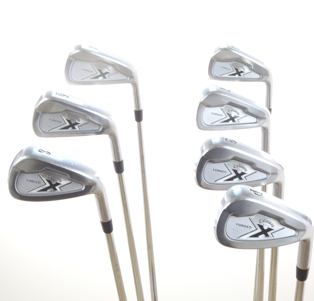 Callaway X Forged Iron Set 4-P Steel Project X 5.5 Flighted Regular ...