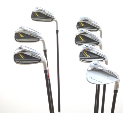 TaylorMade RBladez Iron Set 5-P,S Rocketfuel Graphite Ladies Flex ...