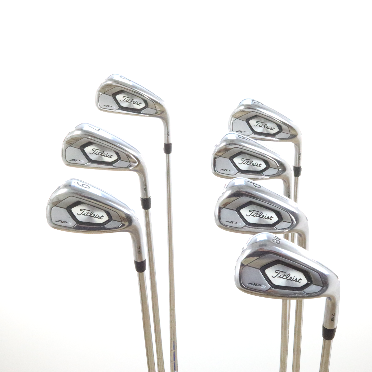 Titleist AP3 718 Iron Set 5-P,W True Temper AMT Black R300 Regular Flex ...