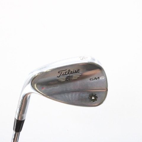Titleist Vokey SM6 Tour Chrome Wedge 52 Deg 52.12 Steel F Grind LH 59350D - Mr Topes Golf