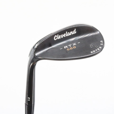 Cleveland 588 RTX 2.0 Black Satin Wedge 56 Deg 56.14 Dynamic Gold LH ...
