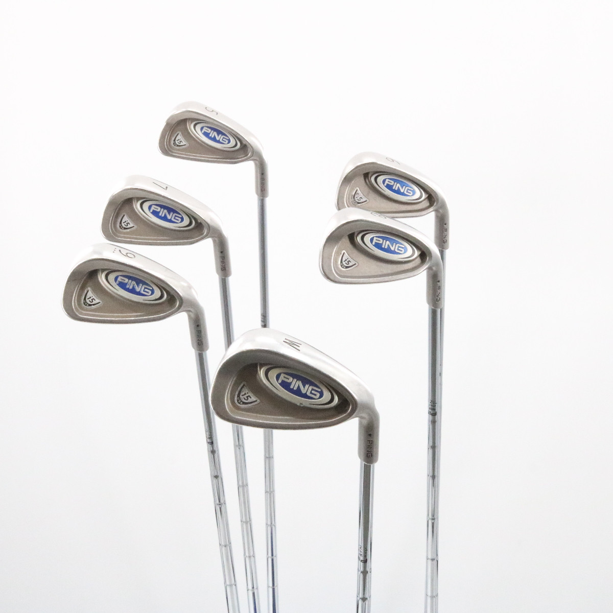 Ping i5 Iron Set 5-W Black Dot Steel Z-Z65 Shaft Stiff Flex Right ...
