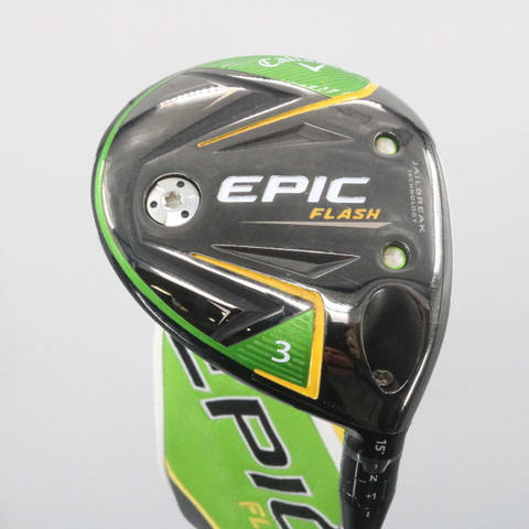 2019 Callaway EPIC Flash 3 Wood 15 Deg Even Flow Graphite Senior Flex ...