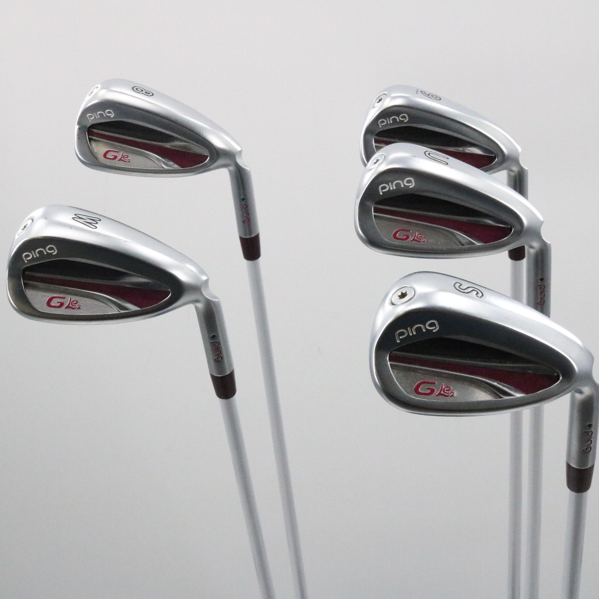 Ping G LE 2 Iron Set 8-W,U,S Black Dot Graphite ULT Ladies Flex 60313G ...