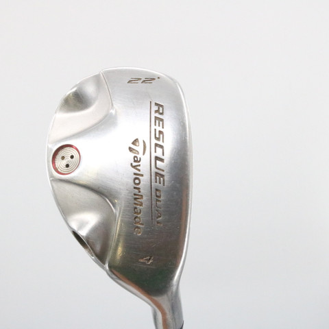 TaylorMade Rescue Dual 4 Hybrid 22 Deg Graphite Regular Flex Right ...