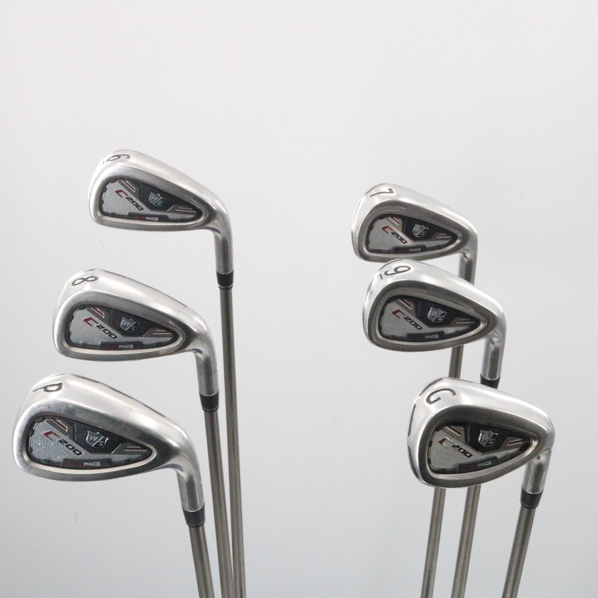 Wilson Staff C200 Iron Set 6-P,G Graphite Elements Chrome 59FA Senior ...