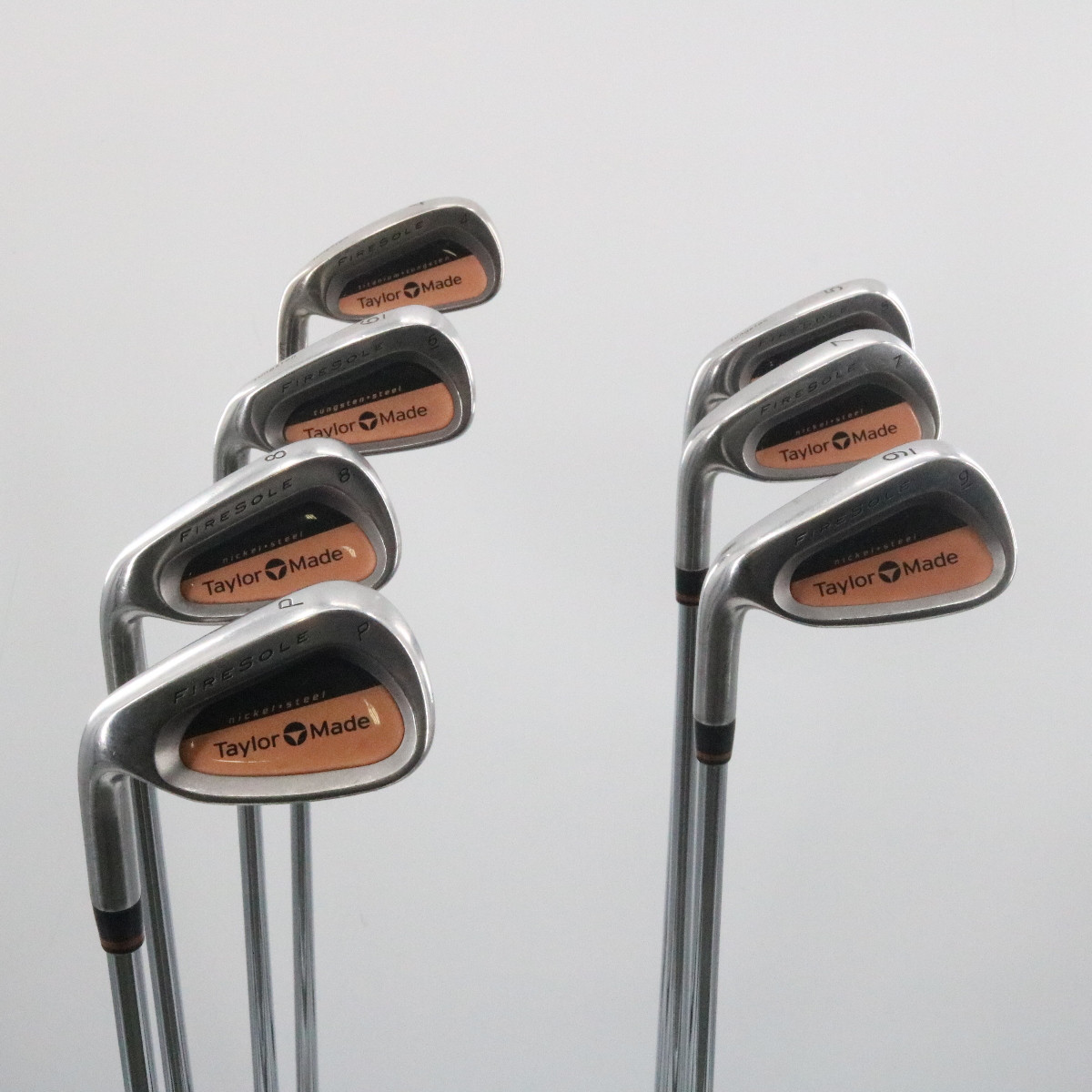 TaylorMade FireSole Iron Set 4-P Steel Shaft S-90 Stiff Flex Left ...