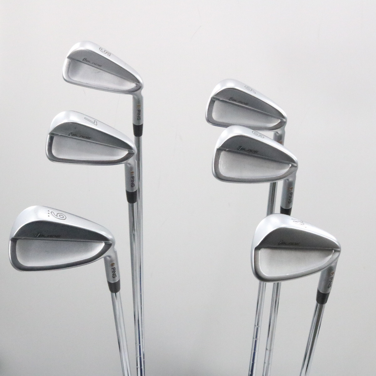Ping iBlade Iron Set 5-W Gold Dot Steel AWT 2.0 Regular Flex Right ...