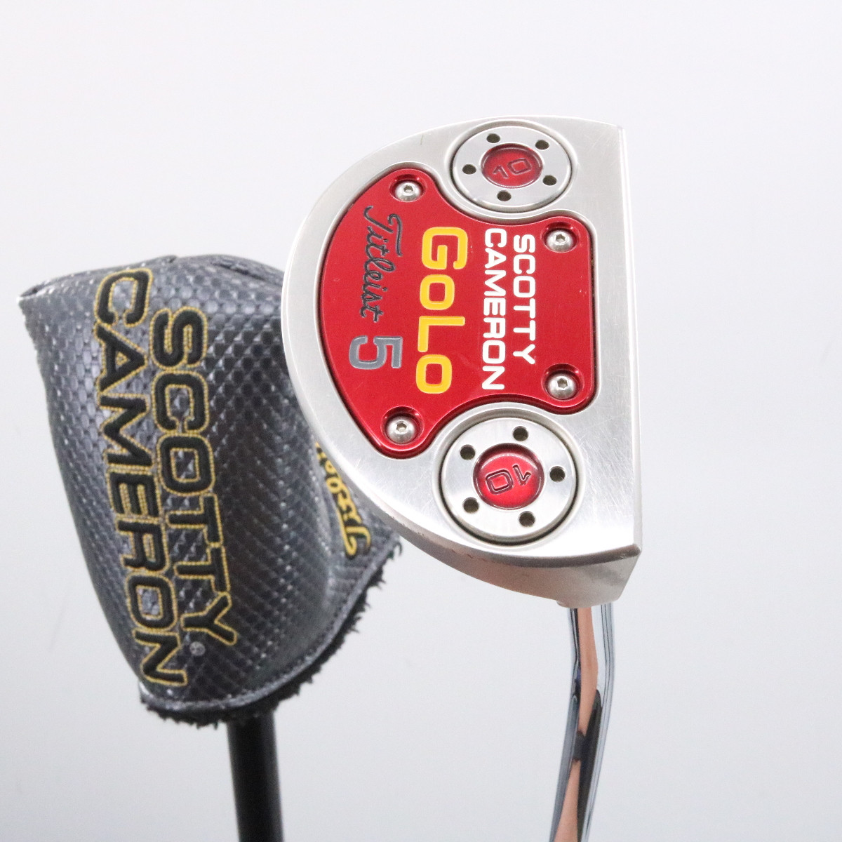 Titleist Scotty Cameron Silver Mist GoLo 5 Putter 35" Steel Headcover ...