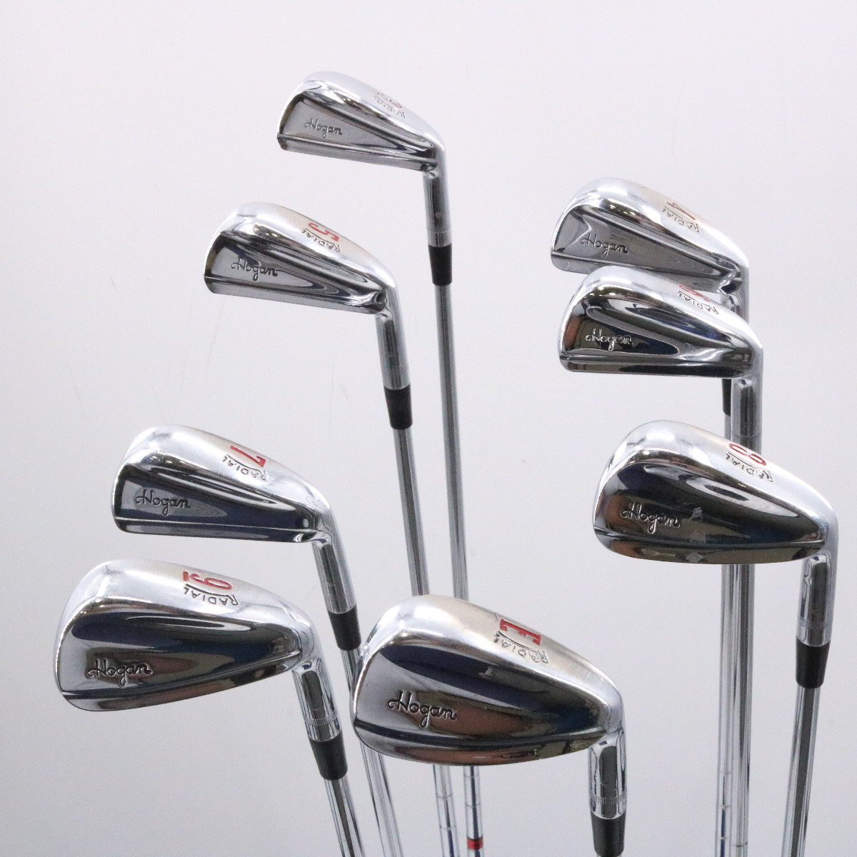 Ben Hogan Radial Iron Set 3-E Apex #4 Steel Stiff Flex Right-Handed ...