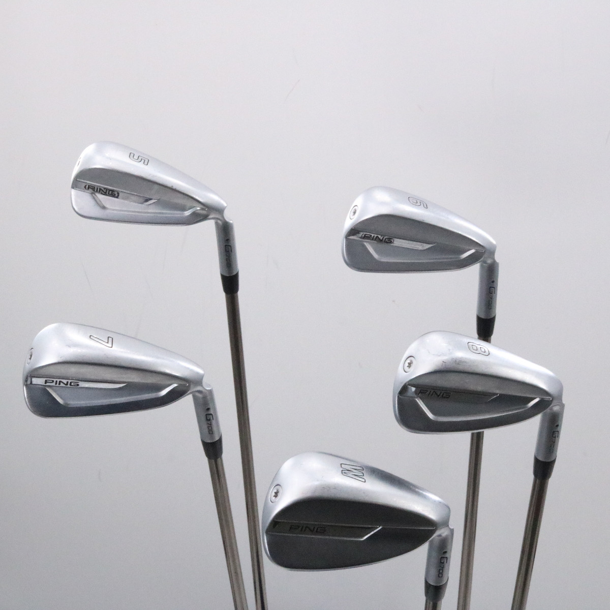 2019 PING G700 Iron Set Black Dot Graphite Recoil F3 Regular Flex ...