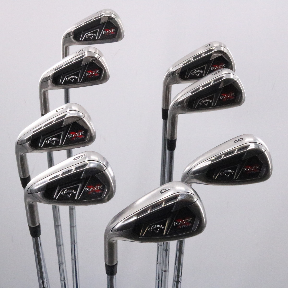 Callaway RAZR X Tour 3-P Iron Set True Temper X100 X-Stiff Flex LH ...
