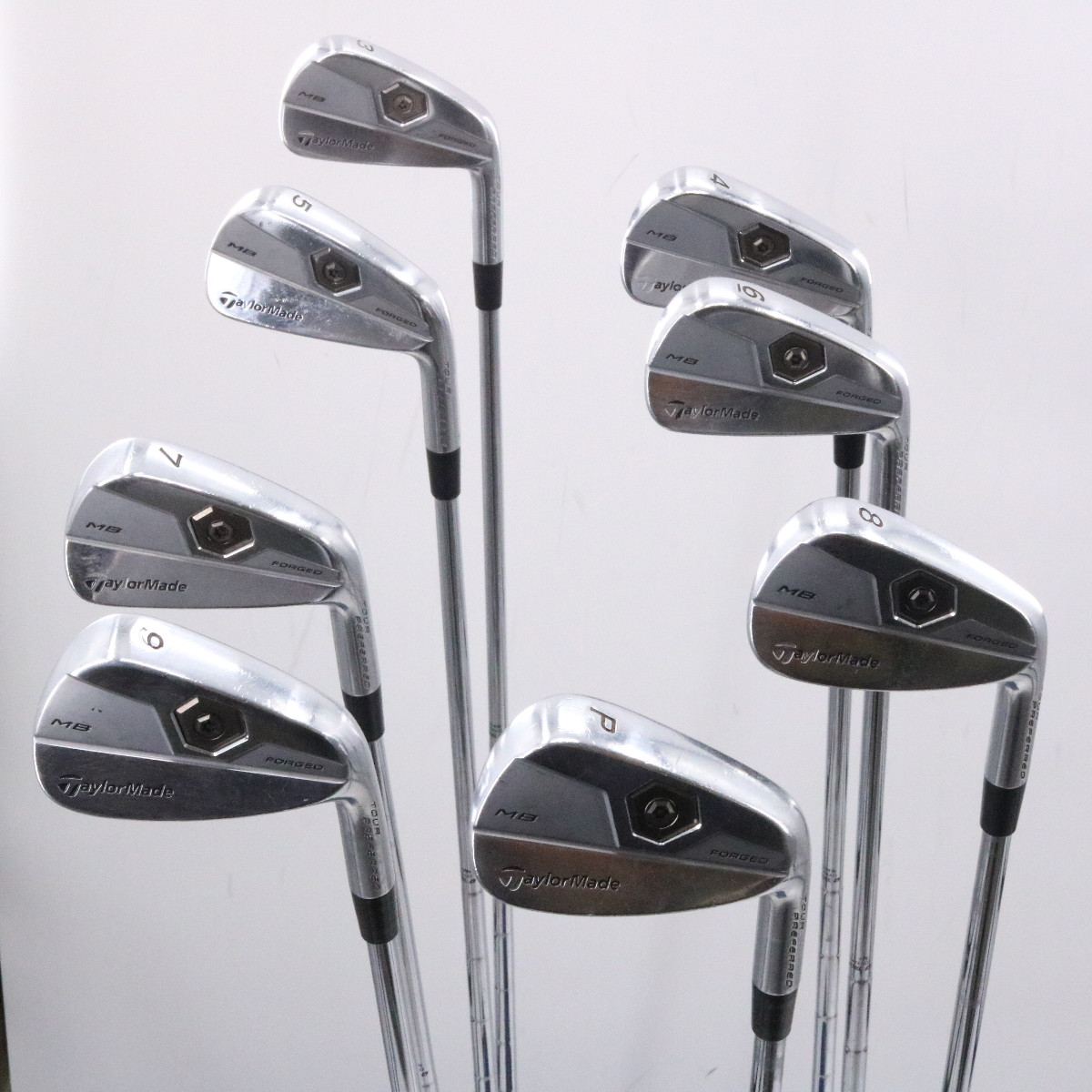 TaylorMade Tour Preferred MB Iron Set 3-P Steel Dynamic Gold Stiff Flex ...