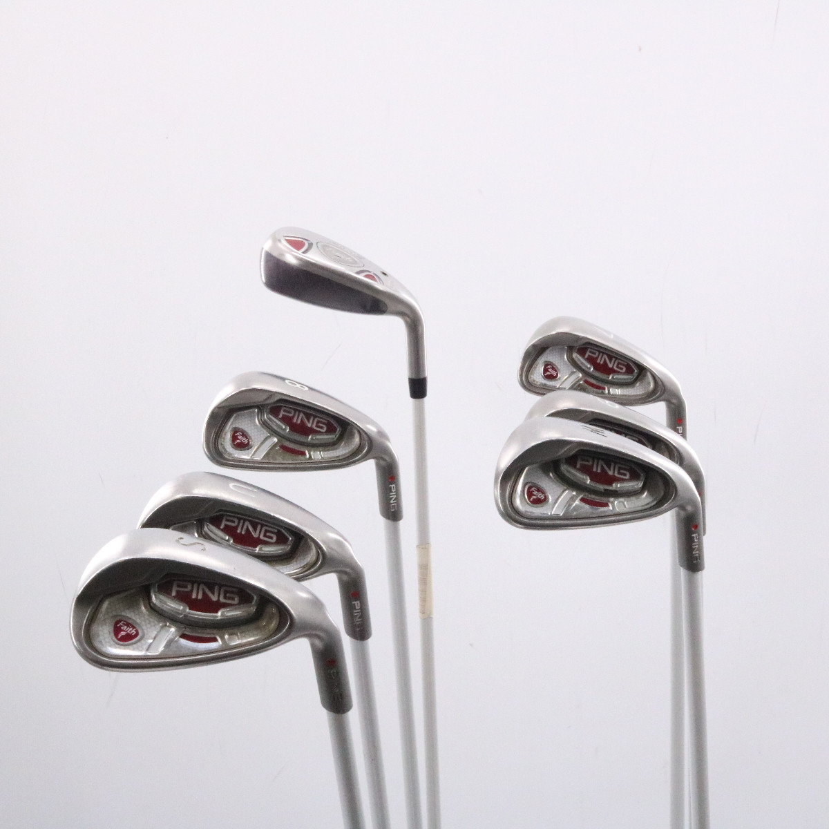Ping Faith 6-W,U,S Iron Set Red Dot Graphite ULT200 Ladies Flex 66188A ...