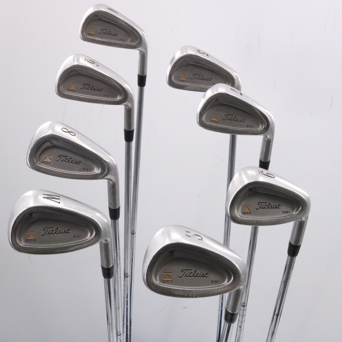 Titleist DCI 981 Iron Set 4-W,S Steel Shaft Regular Flex Right-Handed ...