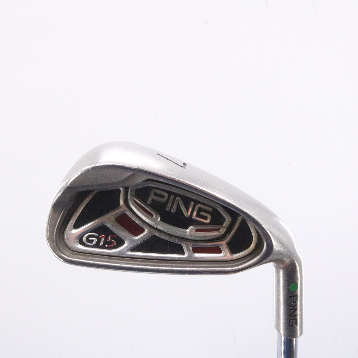 Ping G15 Individual 7 Iron Green Dot AWT Steel Regular Flex Right ...