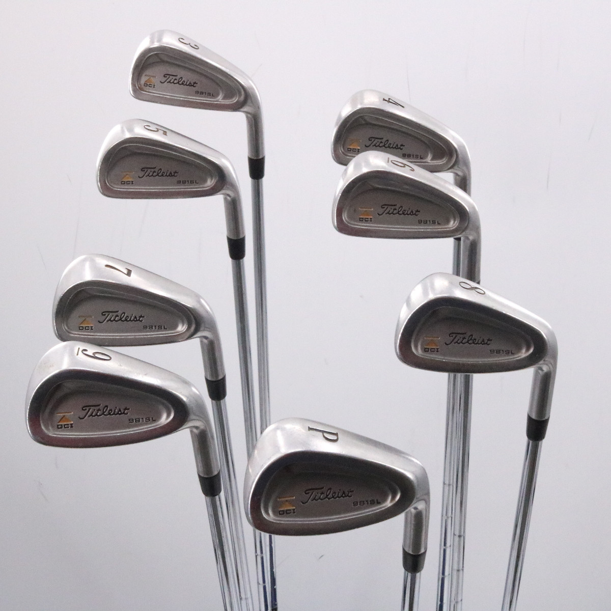 Titleist DCI 981SL Iron Set 3-P Steel Tri Spec Regular Flex Right ...