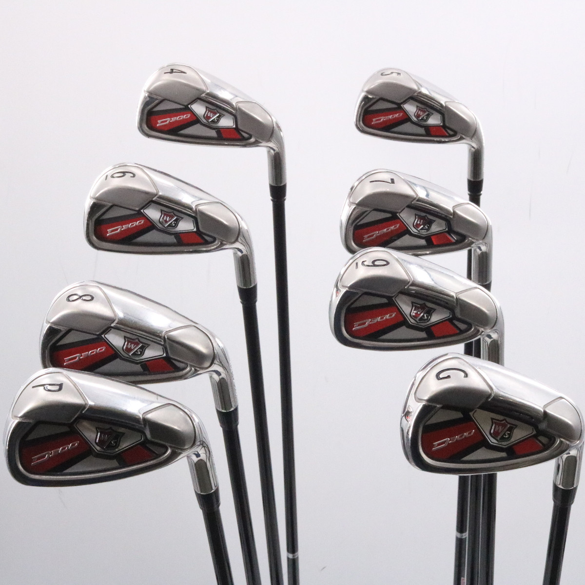 Wilson Staff D300 Iron Set 4-P,G Graphite Speed Rulz Regular Flex ...