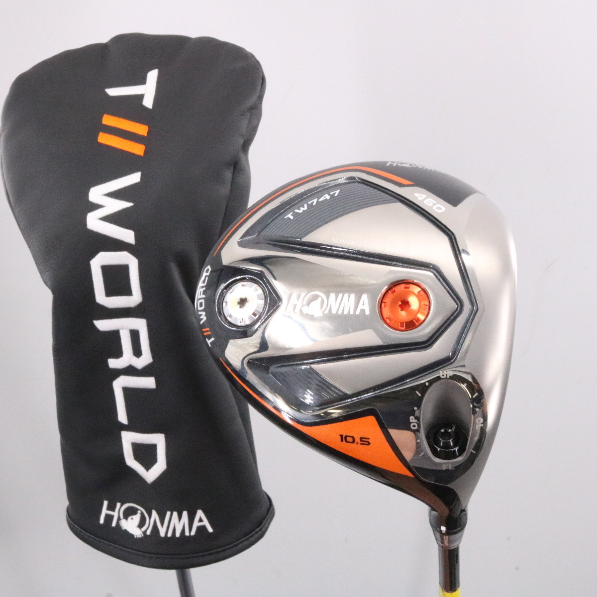 Honma TW747 460 Driver 10.5 Degrees Graphite Shaft Regular Flex Headcover 67024G - Mr Topes Golf