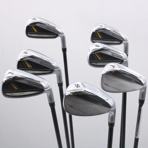 TaylorMade RBladez Iron Set 6-P,A,S Rocketfuel Graphite Ladies Flex ...