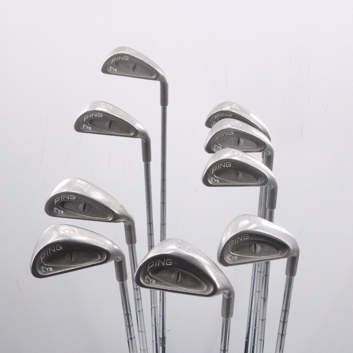 Ping EYE Iron Set 3-W,S Black Dot Steel Shaft Stiff Flex Right-Handed ...