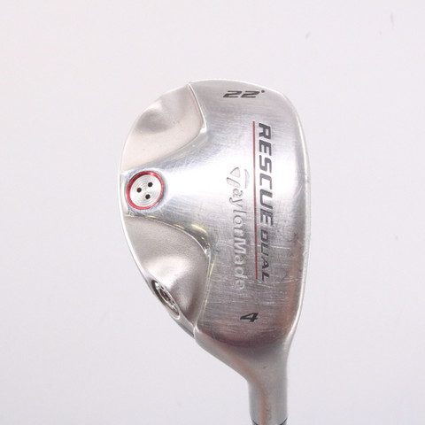 TaylorMade Rescue Dual 4 Hybrid 22 Deg Graphite Regular Flex Right ...