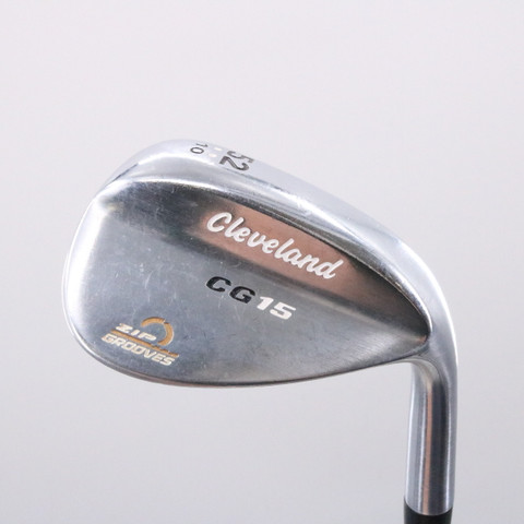 Cleveland CG15 Satin Chrome Tour Zip Grooves Wedge 52 Deg 52.10 Steel ...