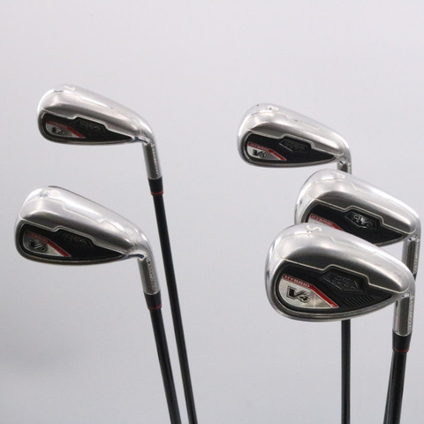 Adams IDEA Tech V4 Iron Set 7-P,S Graphite Shaft Ladies Flex Right ...