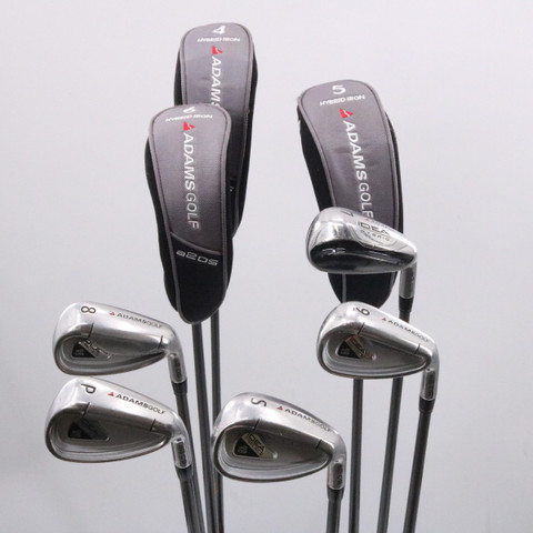 Adams IDEA a2 OS Hybrid Iron Set 4-P,S Graphite Regular Flex 70279G ...