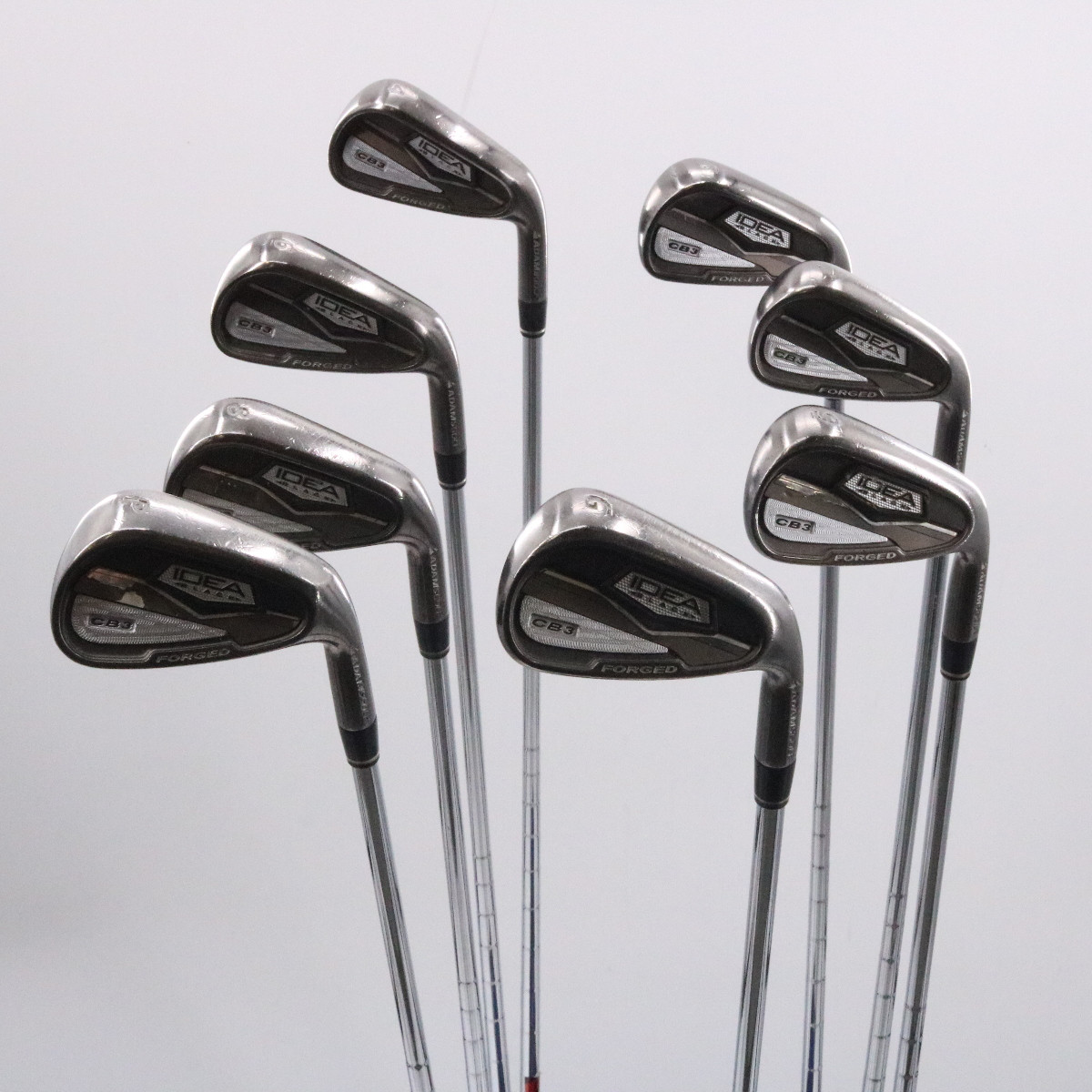 Adams IDEA Black CB3 Forged 4-P,G Iron Set KBS Steel Regular Flex ...