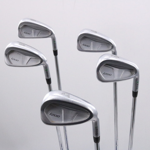 Ping i200 Iron Set 6-W Green Dot AWT 2.0 Steel Regular Flex Right ...