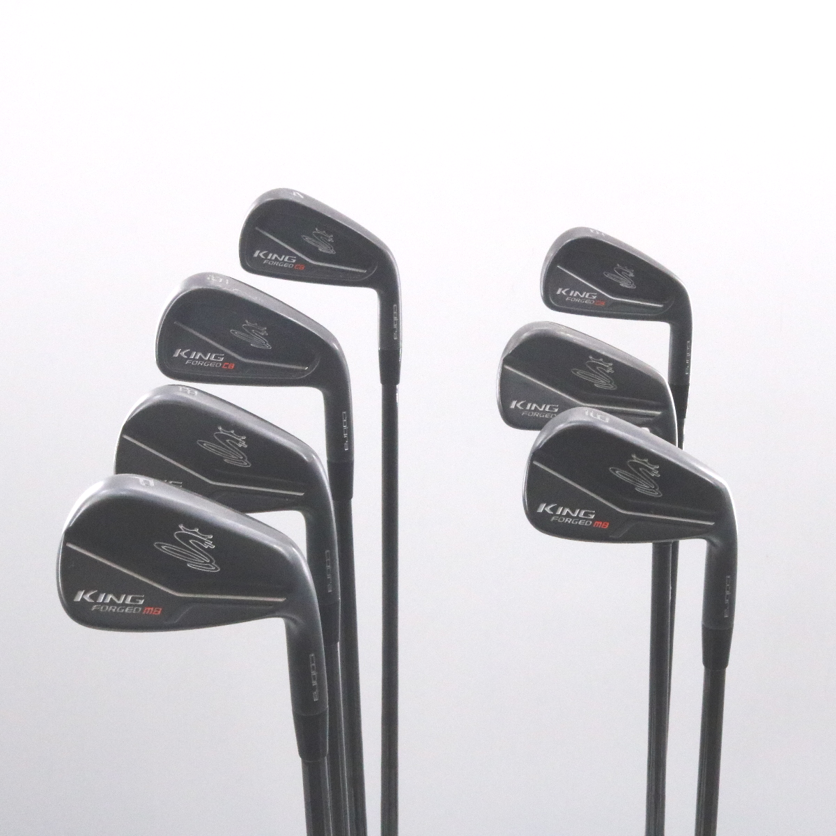 Cobra King Forged CB MB Combo Black Iron Set 4-P KBS $-Taper Stiff Flex ...