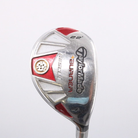TaylorMade Burner Rescue 4 Hybrid 22 Degrees Steel T-Step 90 Stiff Flex ...