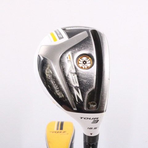 TaylorMade RBZ Stage 2 Tour Rescue 3 Hybrid 18.5 Degrees Stiff Headcover 78684C - Mr Topes Golf