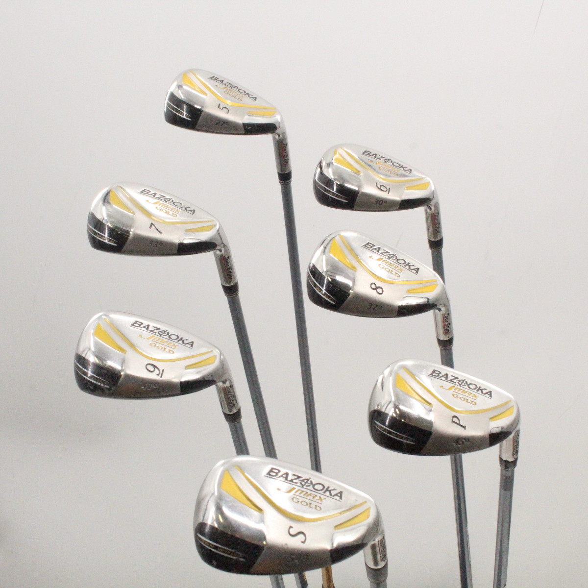 Tour Edge Bazooka JMAX Gold 5-P,S Iron-Wood Iron Set Graphite Ladies ...